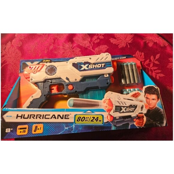Zuru | Toys | Zuru Xshot Hurricane Blaster With 6 Darts New With Tags ...